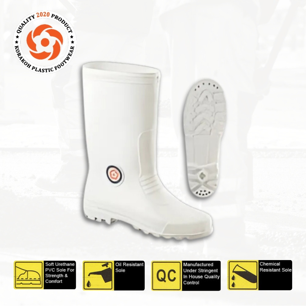 Sepatu Boot – M6000 (Putih) - KORAKOH