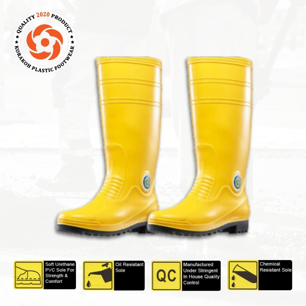 Sepatu Boot – (Kuning) - KORAKOH